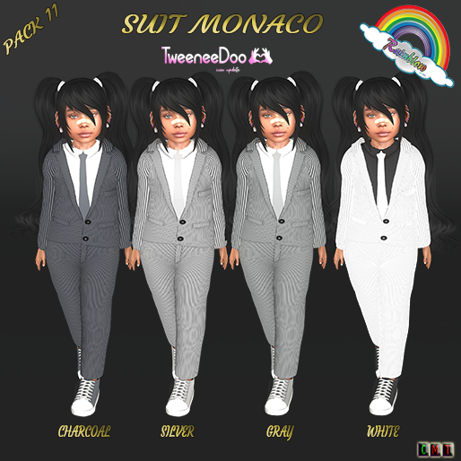 Second Life Marketplace - ((RBS)) Suit Monaco Pack 11 [Tweeneedoo]